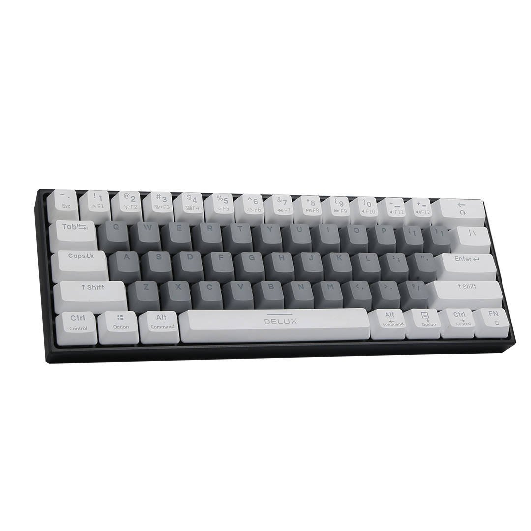 Delux KM33 RGB dual mode BT 5.0 3 channel wireless mechanical keyboard ...
