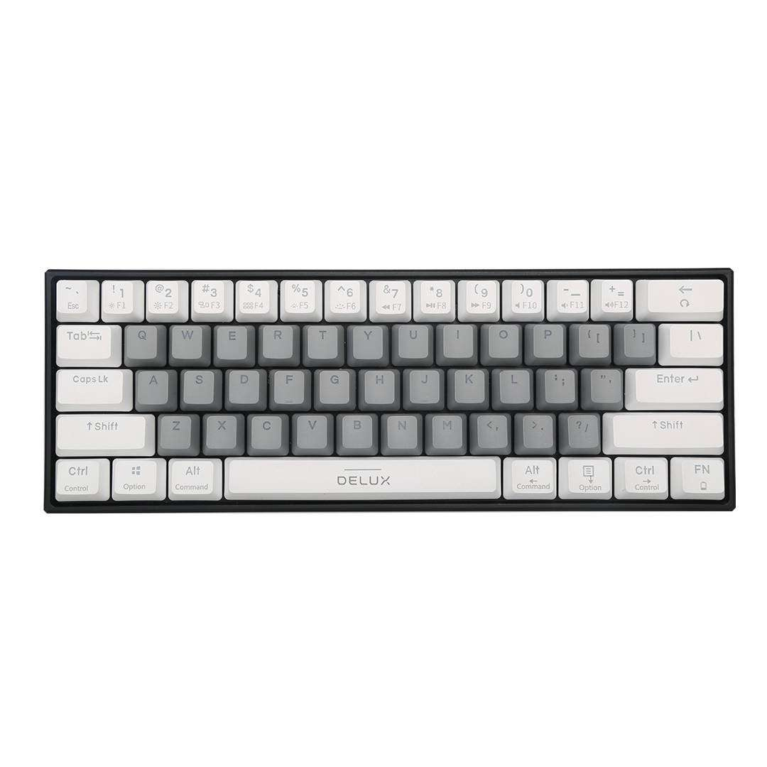 Delux KM33 RGB dual mode BT 5.0 3 channel wireless mechanical keyboard ...