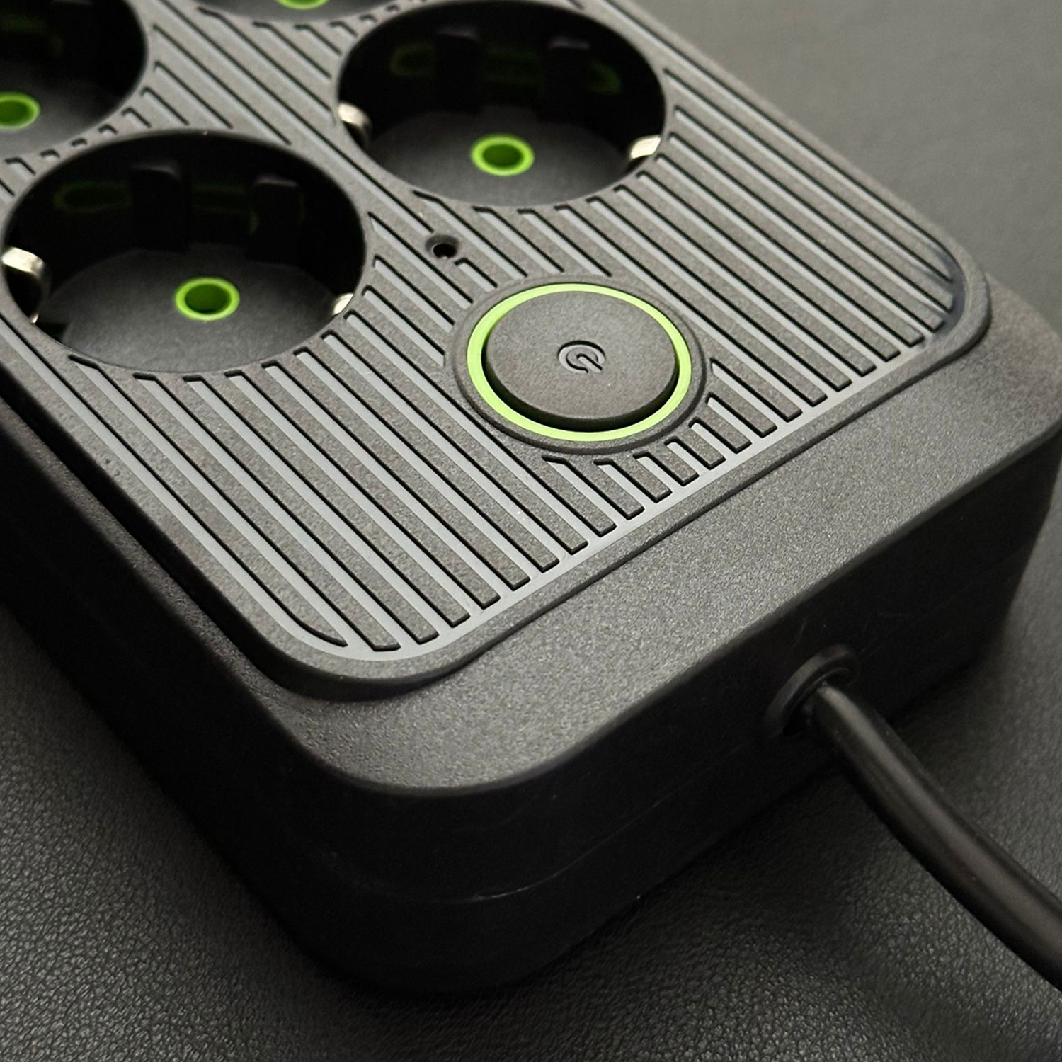 Extension cord Power strip 6 sockets AC EU sockets 4x USB USB-C type C ...