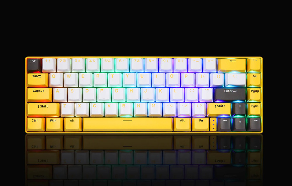 Motospeed BK67 Bluetooth mechanical keyboard (yellow) - 4KOM | GSM ...