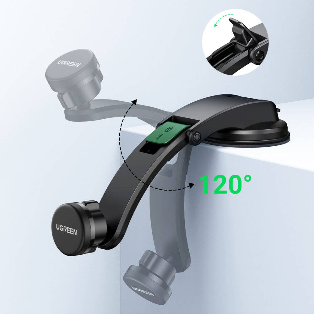 UGREEN Universal Magnetic Dashboard Car Holder Black - 4KOM | GSM ...