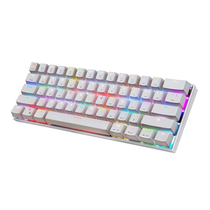 Motospeed CK62 Bluetooth RGB Wireless Mechanical Keyboard (White ...